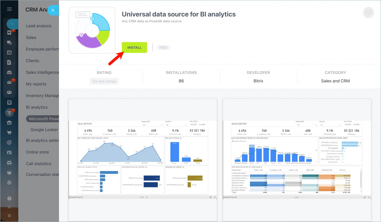 Connect Microsoft Power BI