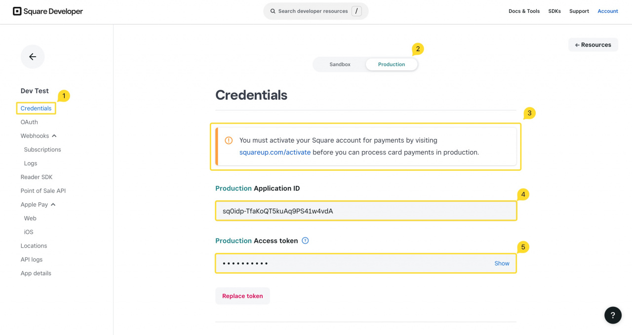 Squareup Integration