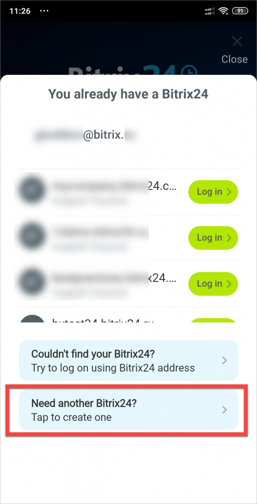 Start working in your Bitrix24 using the Mobile app
